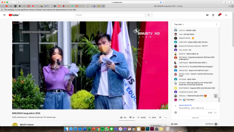 INAUGURATION FIRST YEAR PROGRAM BINUSIAN 2024 – First Year Program