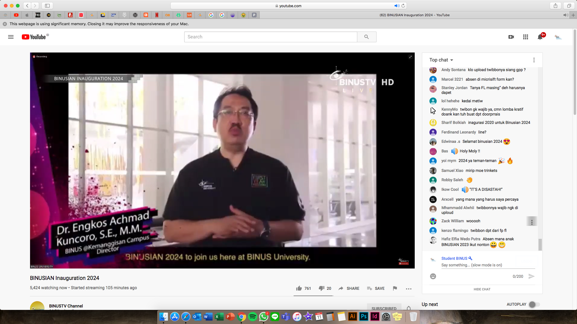 INAUGURATION FIRST YEAR PROGRAM BINUSIAN 2024 – First Year Program