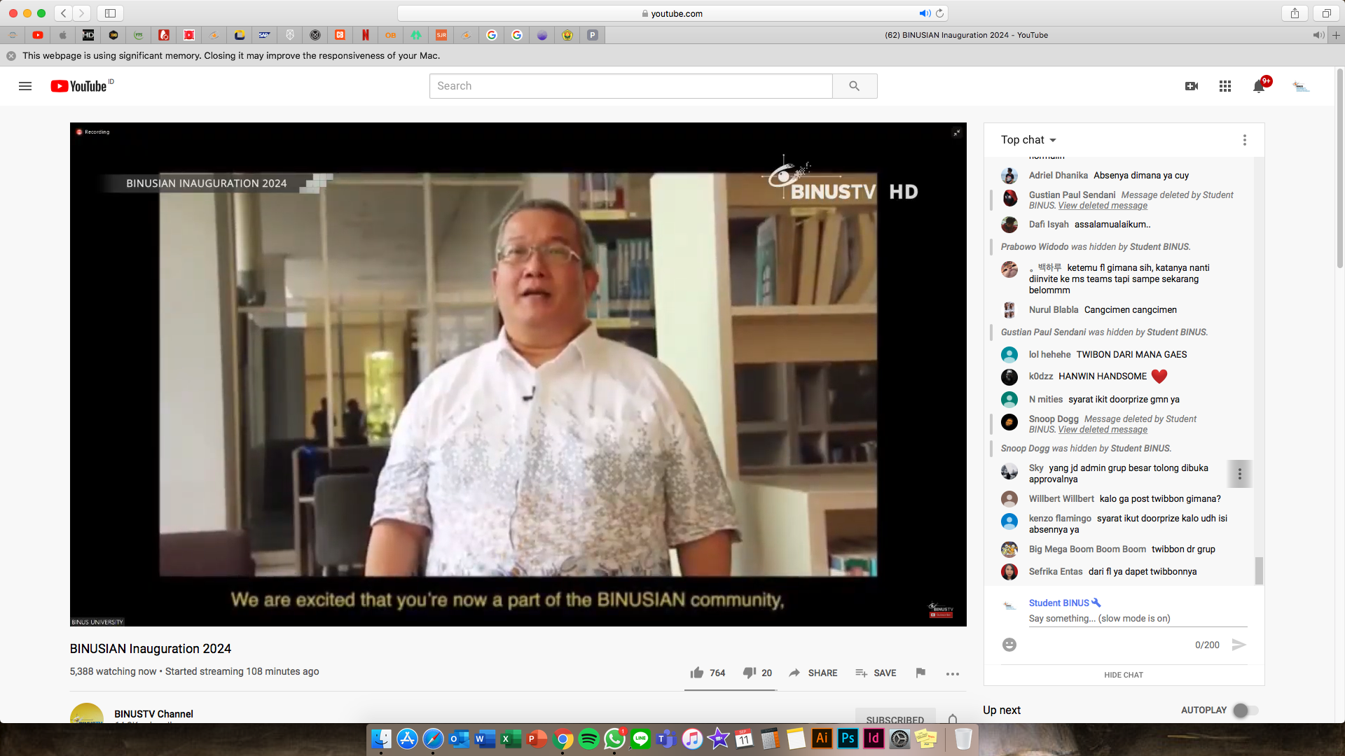 INAUGURATION FIRST YEAR PROGRAM BINUSIAN 2024 – First Year Program