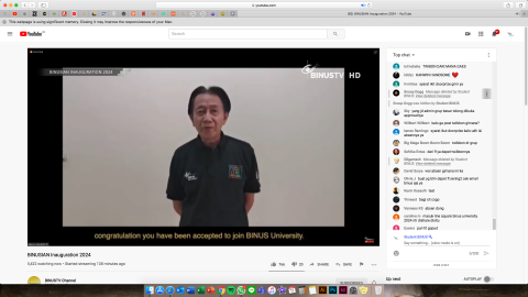 INAUGURATION FIRST YEAR PROGRAM BINUSIAN 2024 – First Year Program