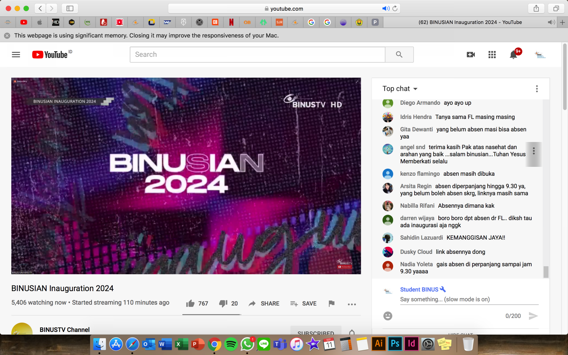 INAUGURATION FIRST YEAR PROGRAM BINUSIAN 2024 – First Year Program