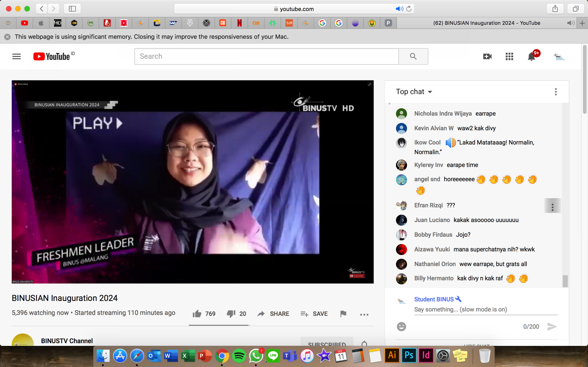 INAUGURATION FIRST YEAR PROGRAM BINUSIAN 2024 – First Year Program